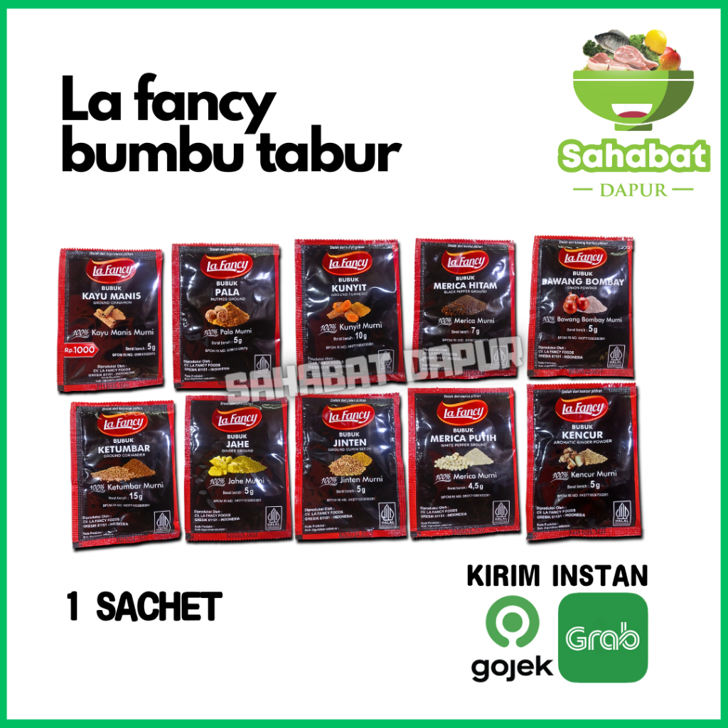 Jual Bumbu Bubuk / Bumbu dapur la fancy - Sahabat dapur | Shopee Indonesia