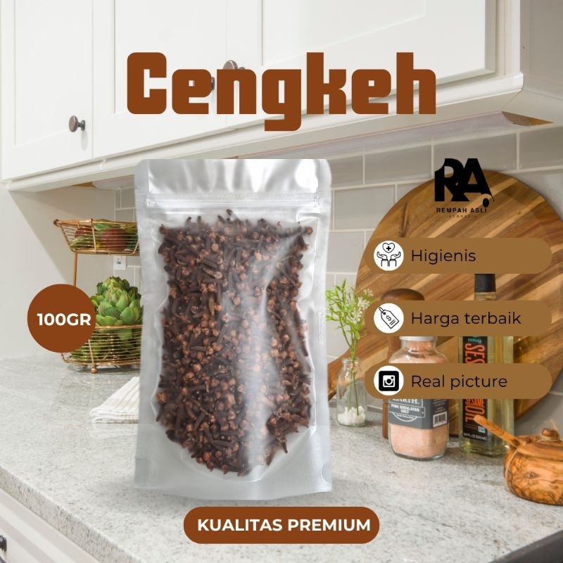 Jual Cengkeh kering 100gr / Cloves / Rempah Asli Indonesia | Shopee ...