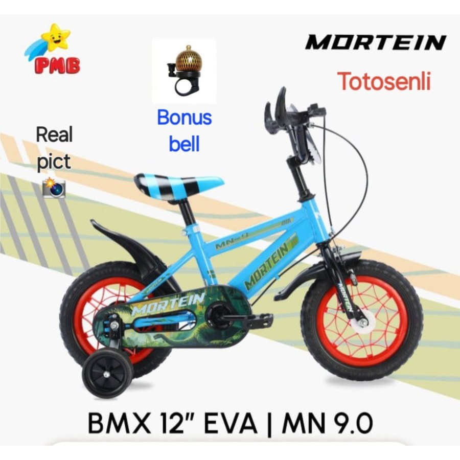 Jual SEPEDAA ANAK LAKI LAKI BMX 12 MORTEIN 9.0 BAN EVA KARET SEPEDA BMX ...