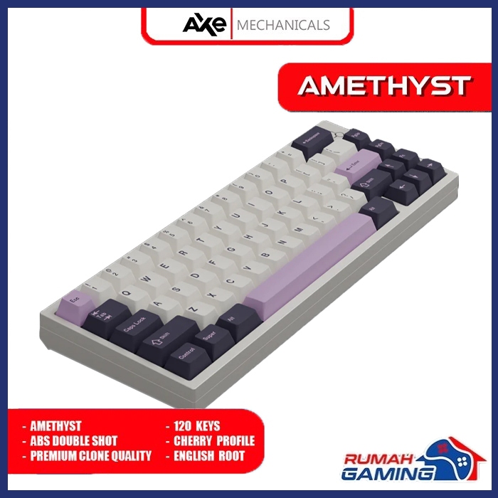 Jual AXE MECHANICALS - Cherry - Amethyst - Abs - Double Shot - Keycap ...