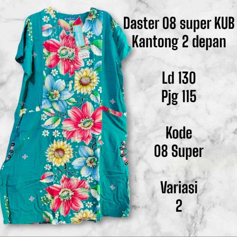 Jual Daster Jumbo Kencana Ungu 08 Super Label Biru Kancing Depan Busui ...