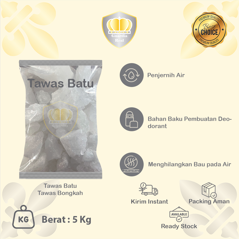 Jual Tawas Batu 5 Kg/ Tawas Bongkah 5 Kg/ Batu Tawas 5 Kg/ Tawas ...