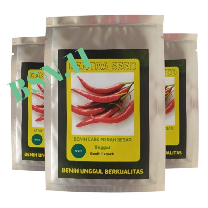 Jual Benih Cabe Merah Besar Panjang Kemasan Repack (75 butir) | Shopee ...