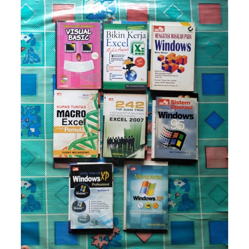 Jual Buku Komputer; VISUAL BASIC, WINDOWS, BIKIN KERJA EXCEL, Panduan EXCEL, MACRO EXCEL, EXCEL ...