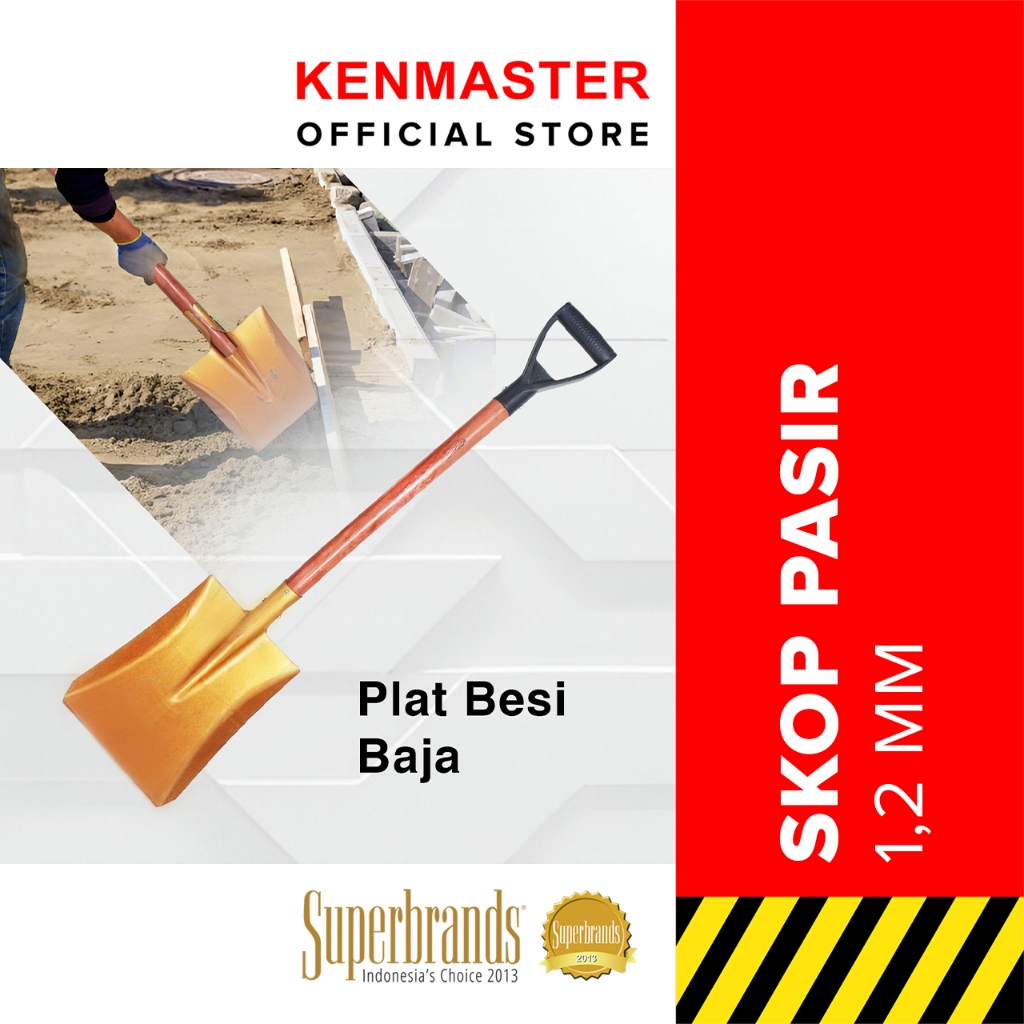 Jual Alat Sekop Rata Datar / Skop Pasir / Skop Gali Tanah Ggang Kayu 1 ...