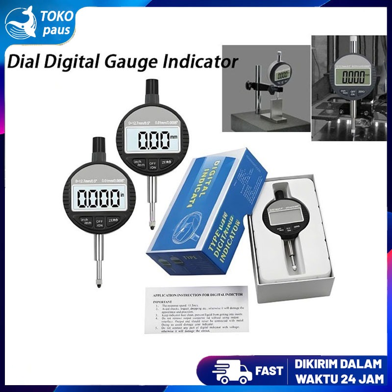 Jual Dial Digital Gauge Indicator/Dial Micrometer/Dial Indicator Digital/0-12.7mm | Shopee Indonesia
