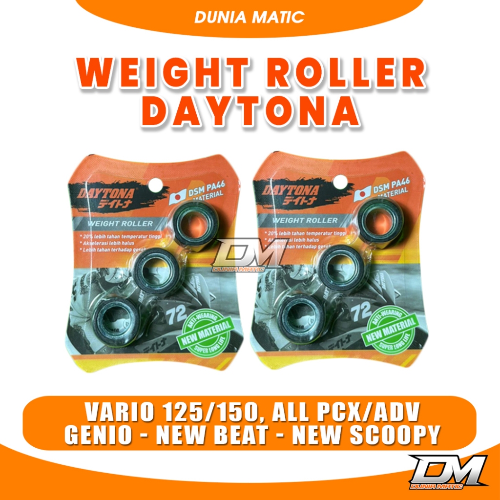 Jual Roller Daytona – Vario 125/150, PCX, ADV, Beat Deluxe, Beat Street ...