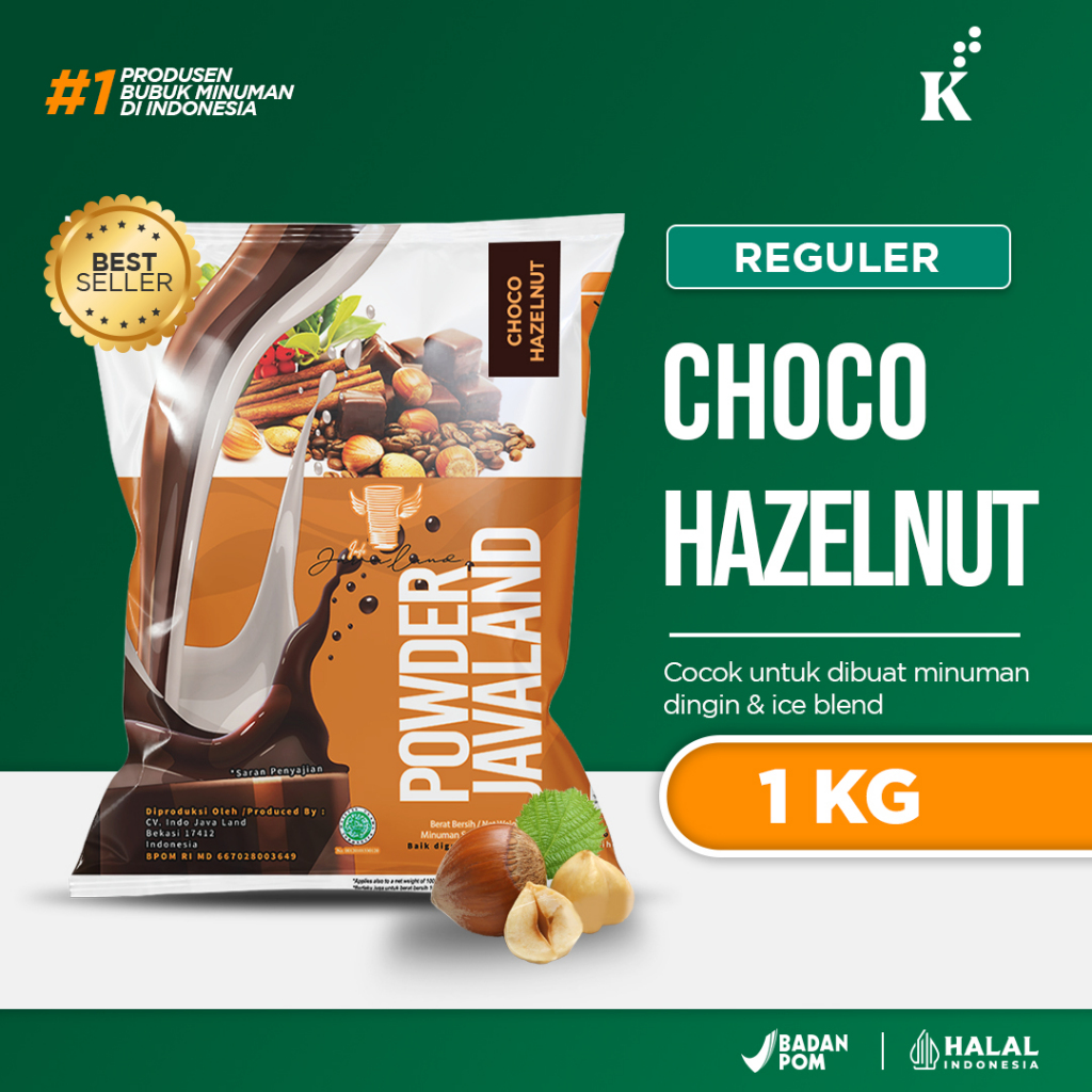 Jual Bubuk Minuman Choco Hazelnut Bubble Powder Drink Original Javaland | Shopee Indonesia