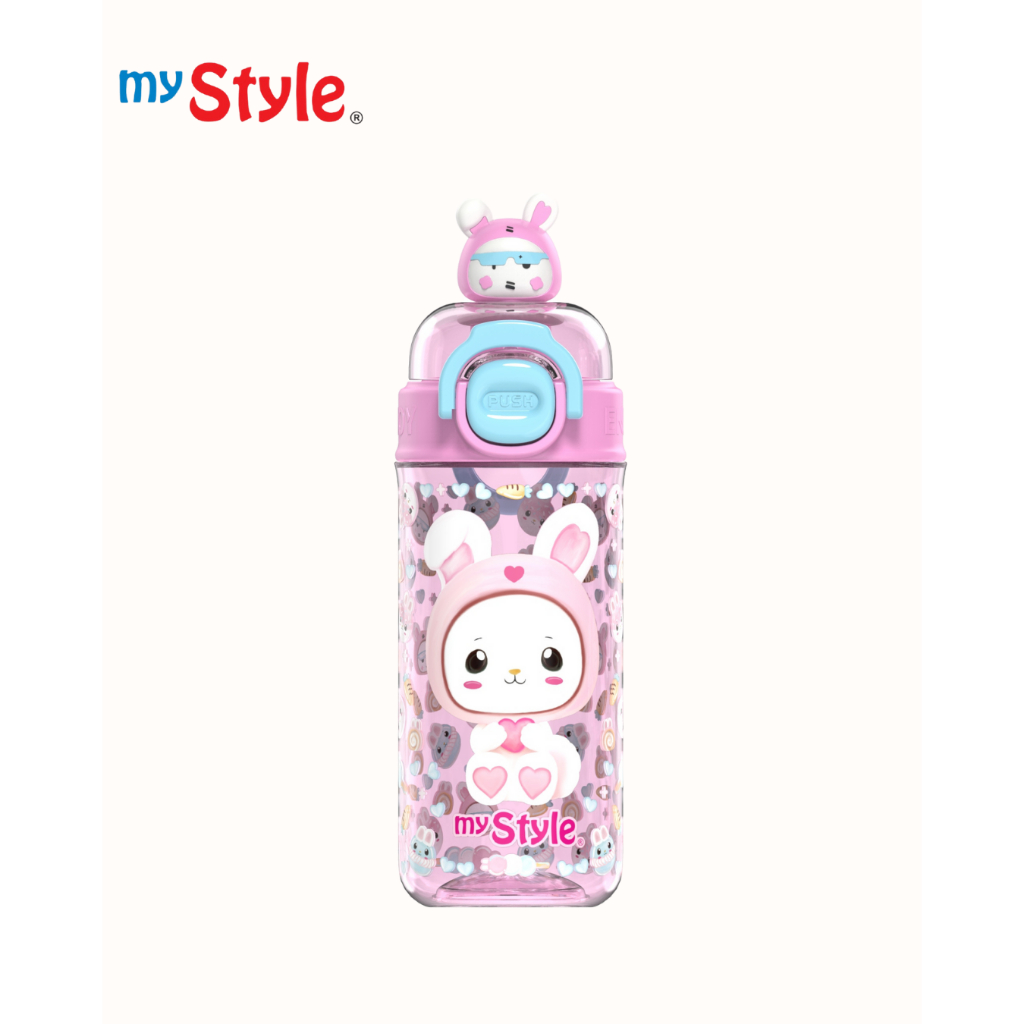 Jual My Style TM 1322 Bunny Drink TRITAN Bottle 450ml for Junior Girls ...