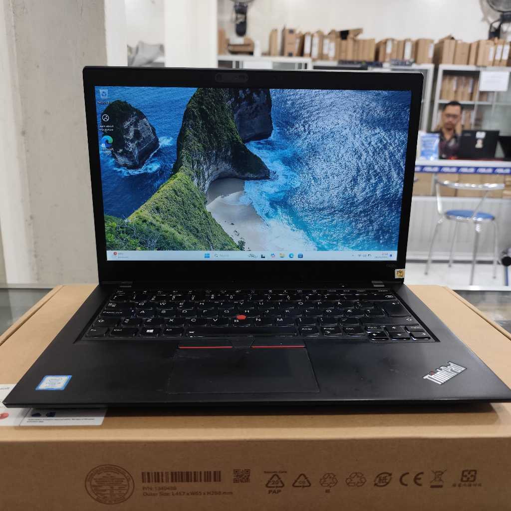 Jual Lenovo ThinkPad T480 i5 gen 8 RAM 16GB SSD 256GB Layar 14" Slim ...