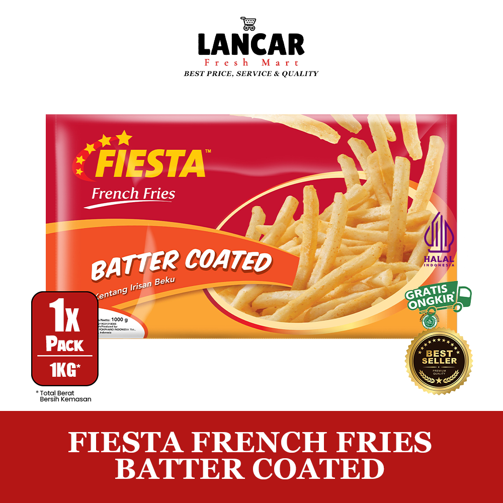 Jual FIESTA FRENCH FRIES BATTER COATED / FIESTA KENTANG GORENG COATED ...
