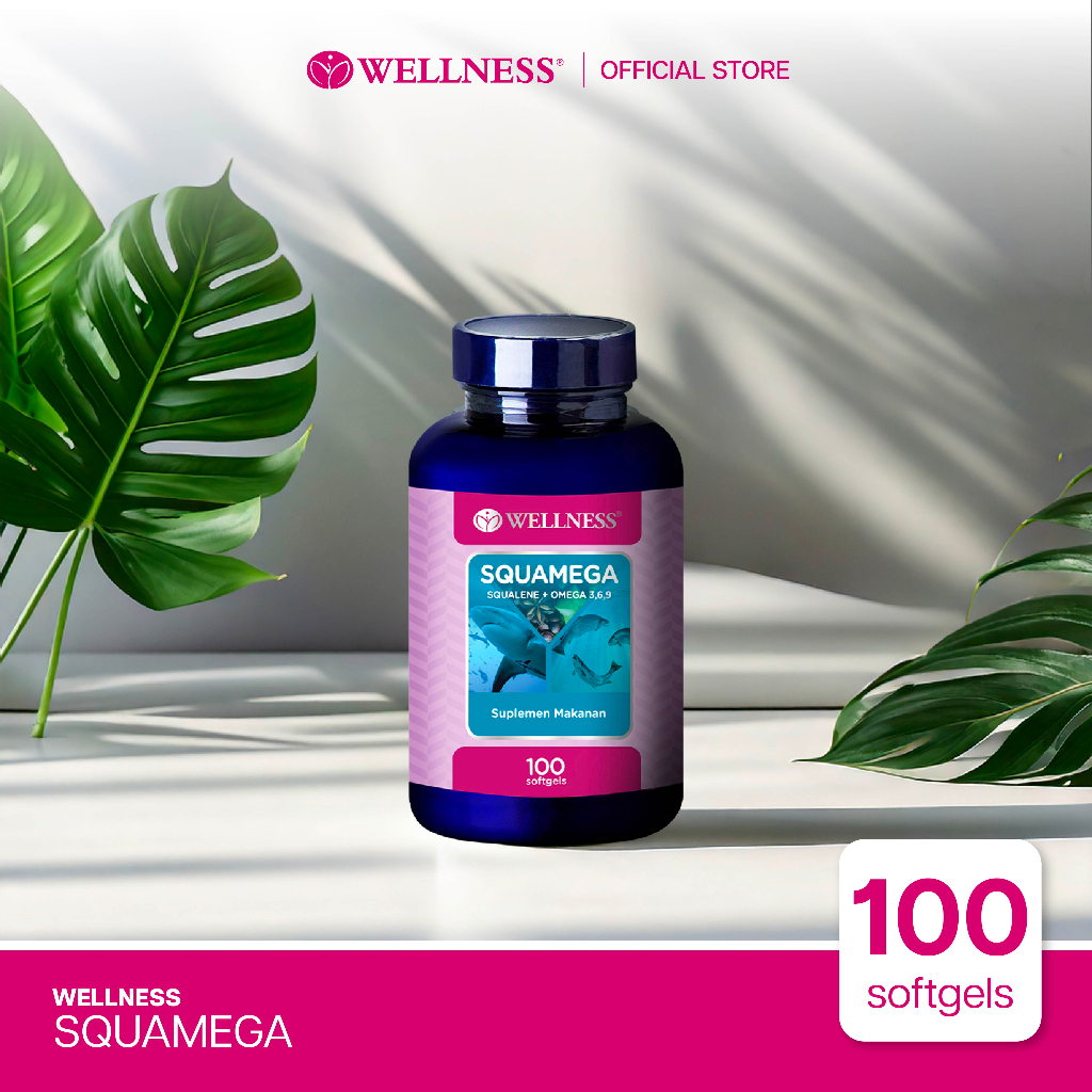 Jual Wellness Squamega - 100 Softgels | Shopee Indonesia