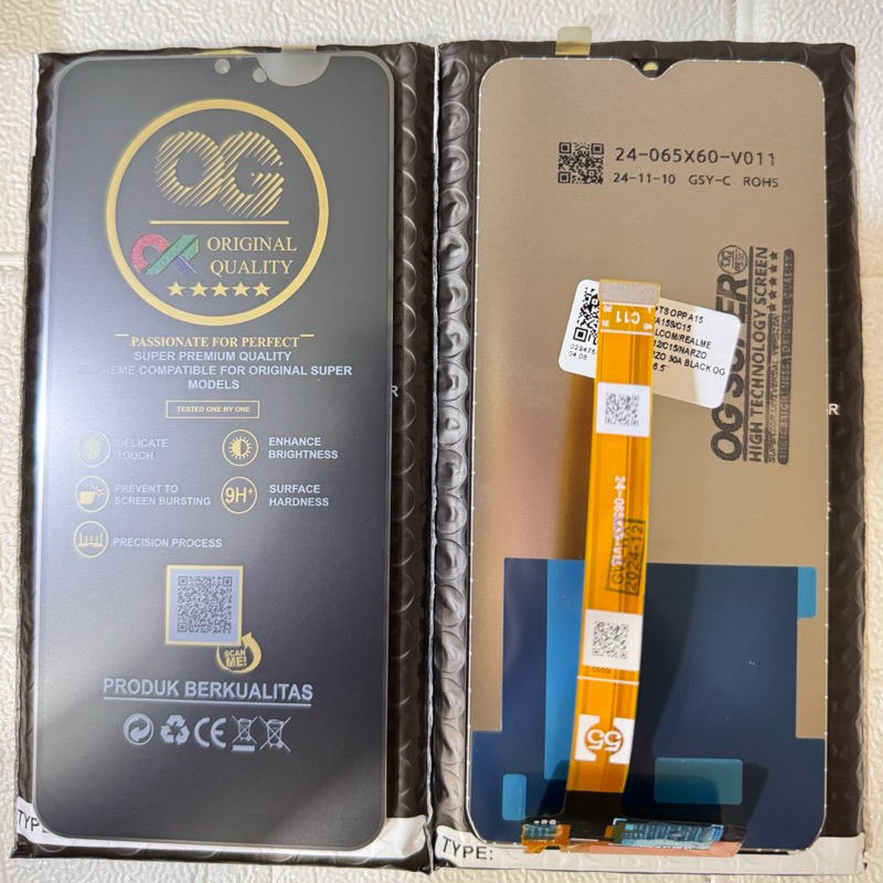 Jual LCD TOUCHSCREEN OG ORI SUPER OPPO | A15 / A15S / A16K A16E / REALME C11 / C12 / C15 / NARZO ...