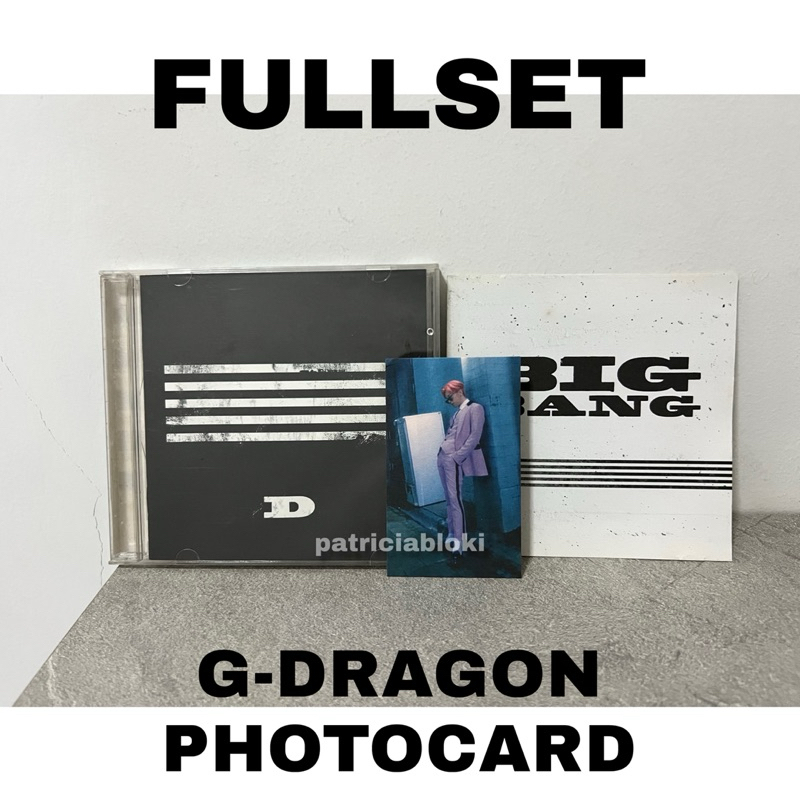 Jual Fullset BIGBANG MADE Album D Ver With G-Dragon Photocard BIG BANG ...