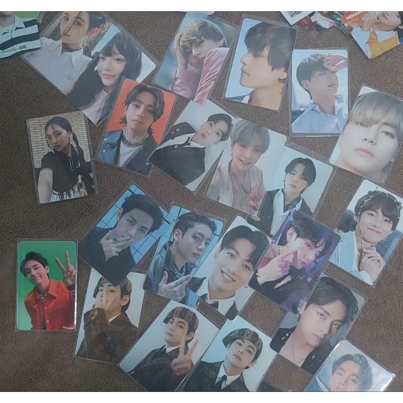 Jual JUAL Photocard (PC) OFFICIAL BTS Taehyung, Jungkook, Jimin, Suga PROOF DICON | Shopee Indonesia