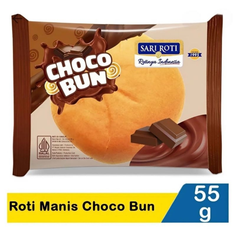 Jual Sari Roti Roti Manis Choco Bun 55g | Shopee Indonesia