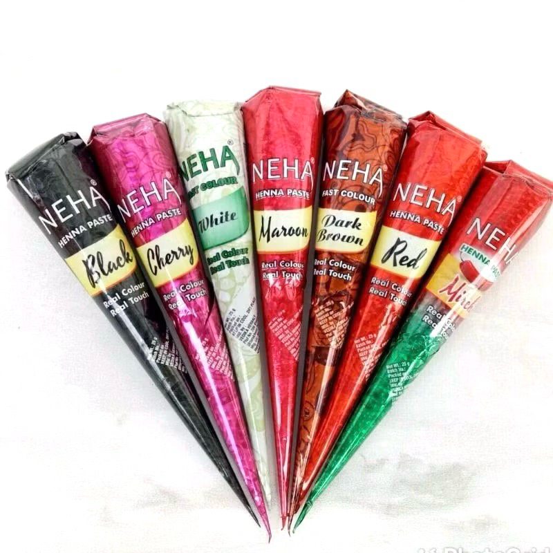 Jual Pacar Henna NEHA PASTA ASLI Henna Neha Henna Kutek Halal Terlaris ...