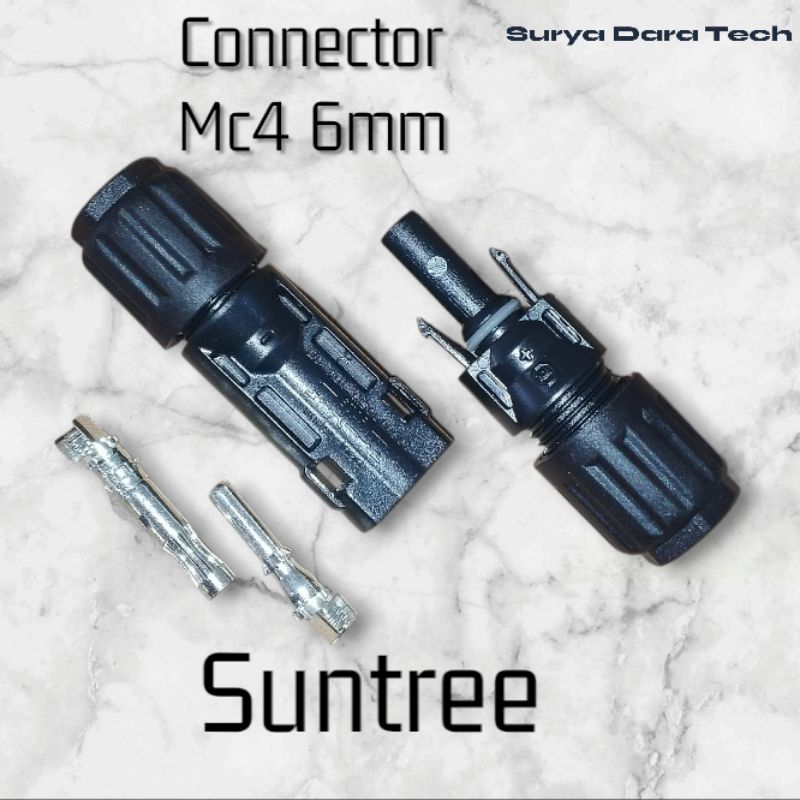 Jual Connector MC4 merk Suntree 6mm (male female) | Shopee Indonesia