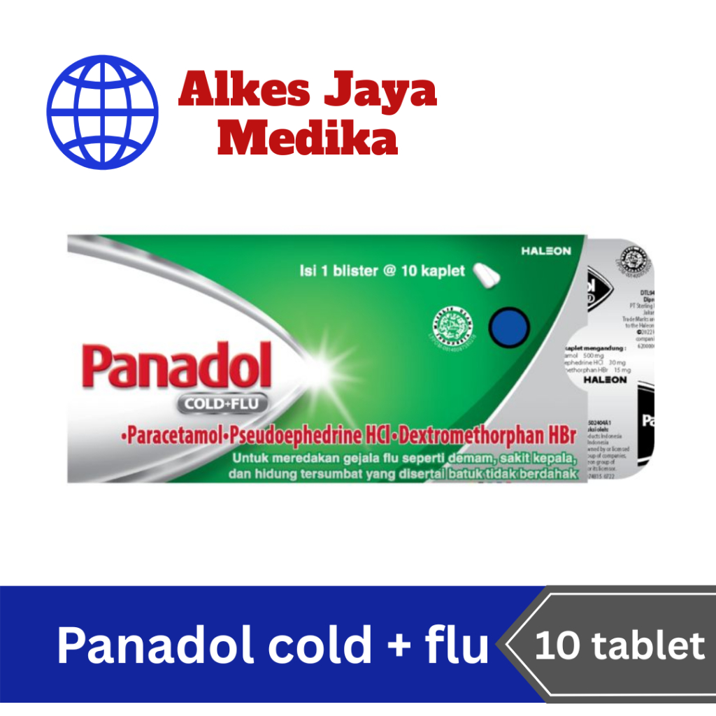 Jual Panadol Hijau Flu Batuk Isi 10 Tablet - Obat batuk pilek | Shopee ...
