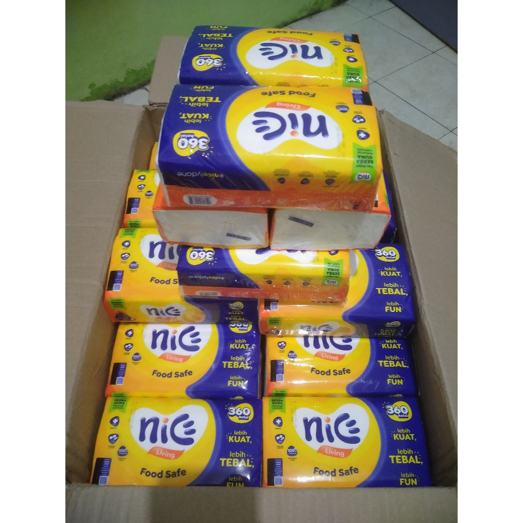 Jual (10 PACK) Tissu Nice 360 Helai 2 Ply 10 Pcs Hemat | Shopee Indonesia