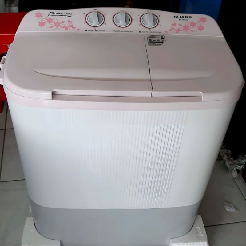 Jual MESIN CUCI 2 TB SHARP 7KG ES-T70MW | Shopee Indonesia
