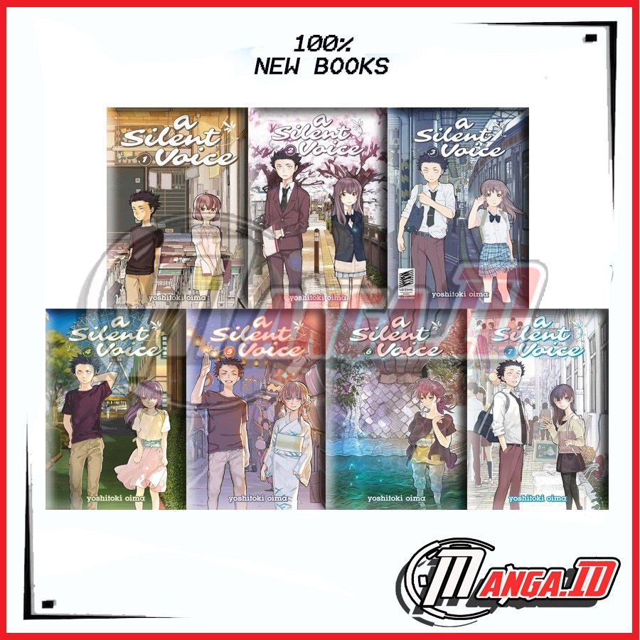 Jual Komik Manga A silent Voice, 7 Books series (English) | Shopee ...