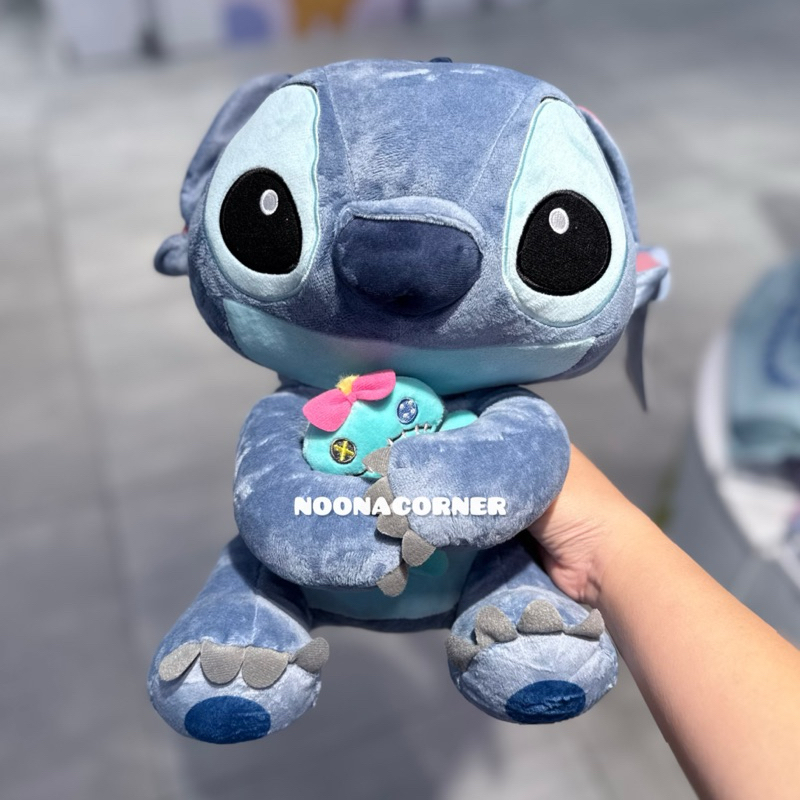 Jual Ohsome x Disney ‼️ Boneka Lucu Disney STITCH Hugging Scrump Love ...