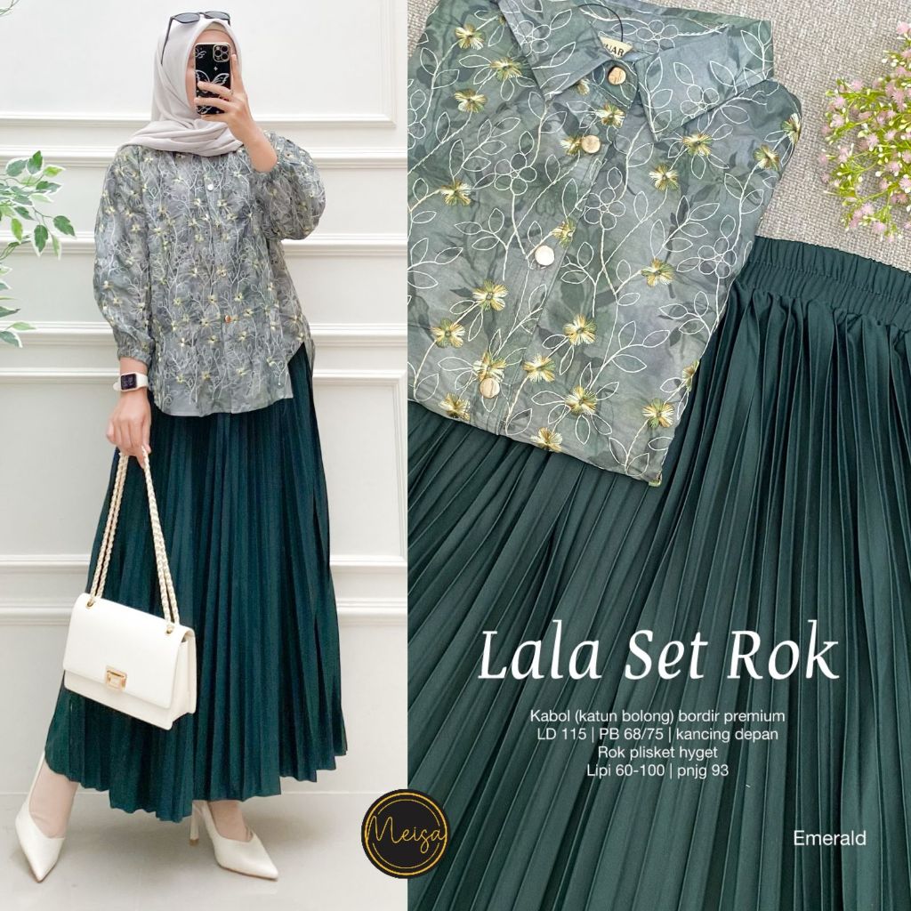 Jual Pakaian Wanita LALA SET ROK Trend FASHION HQ From MeiSa | Shopee ...