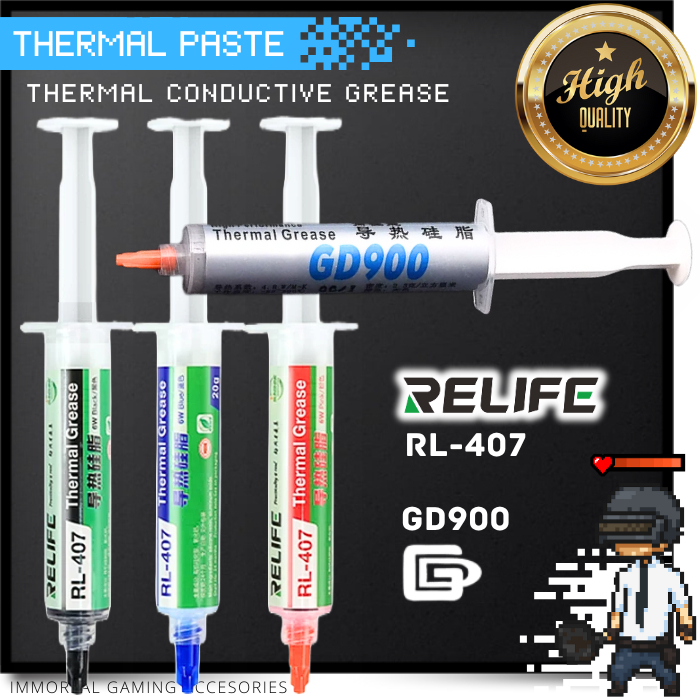 Jual [IM] Thermal Paste RELIFE RL-407 GD900 Pasta utk Cooler Peltier ...
