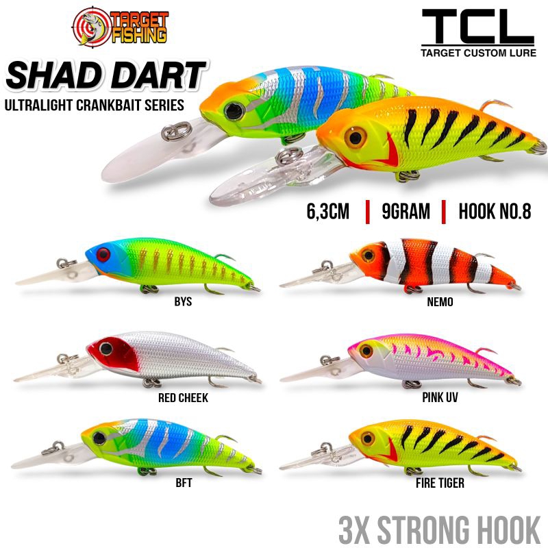 Jual Minnow TCL SHAD DART 6.3cm 9gr Lidah Panjang - Umpan Casting ...