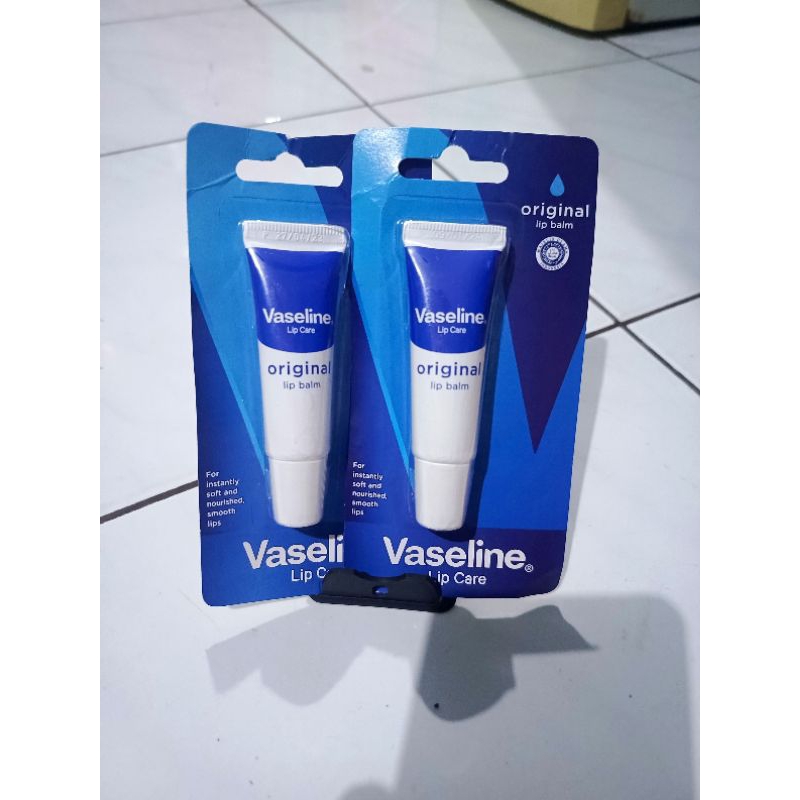 Jual Vaseline lip care Original lip balm 10g (+box) | Shopee Indonesia