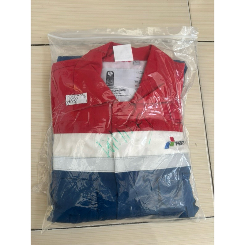 Jual Wearpack Coverall Pertamina Firetex Original Anti Api | Shopee ...