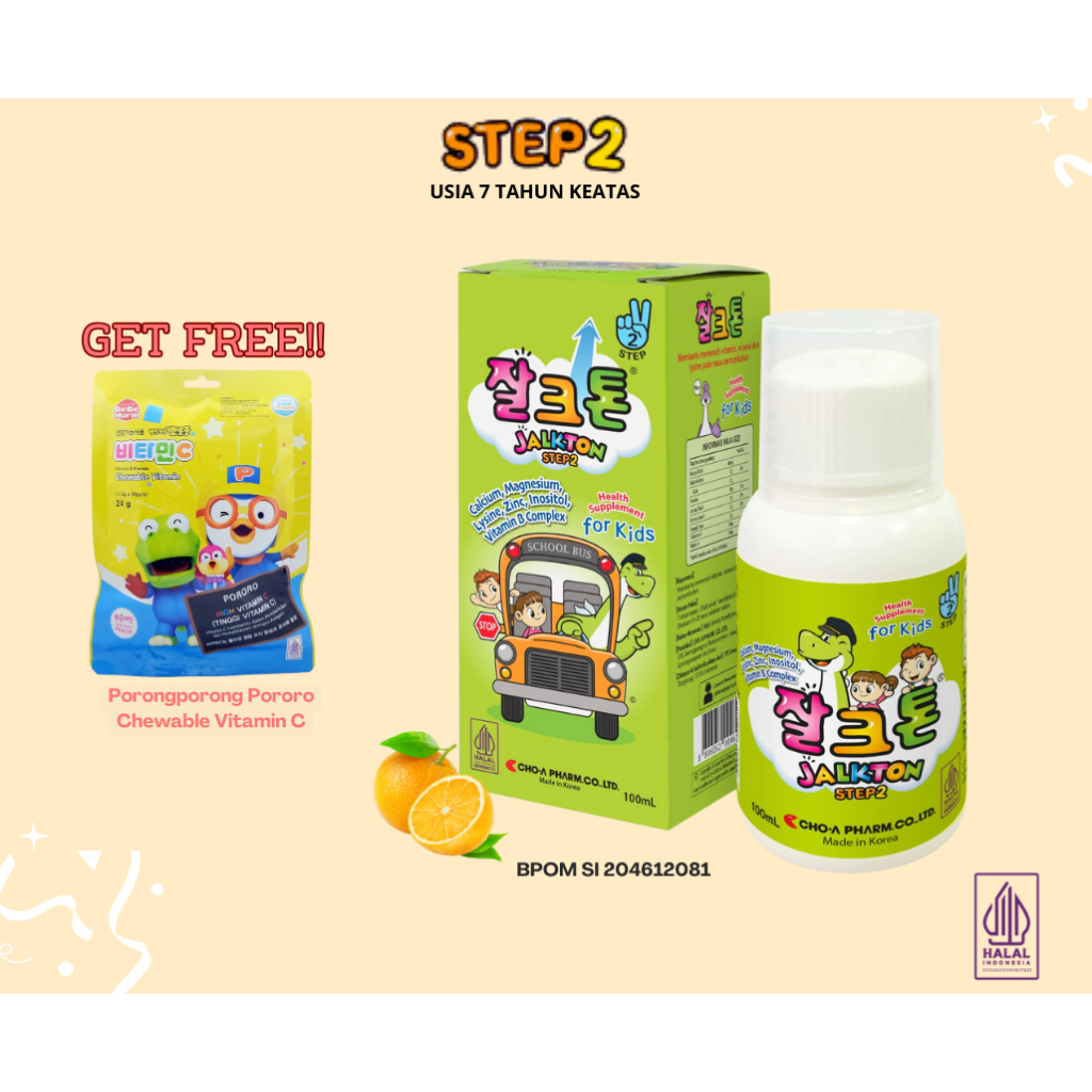 Jual Jalkton Step 2 Sirup 100ml - Multivitamin Anak / Suplemen ...