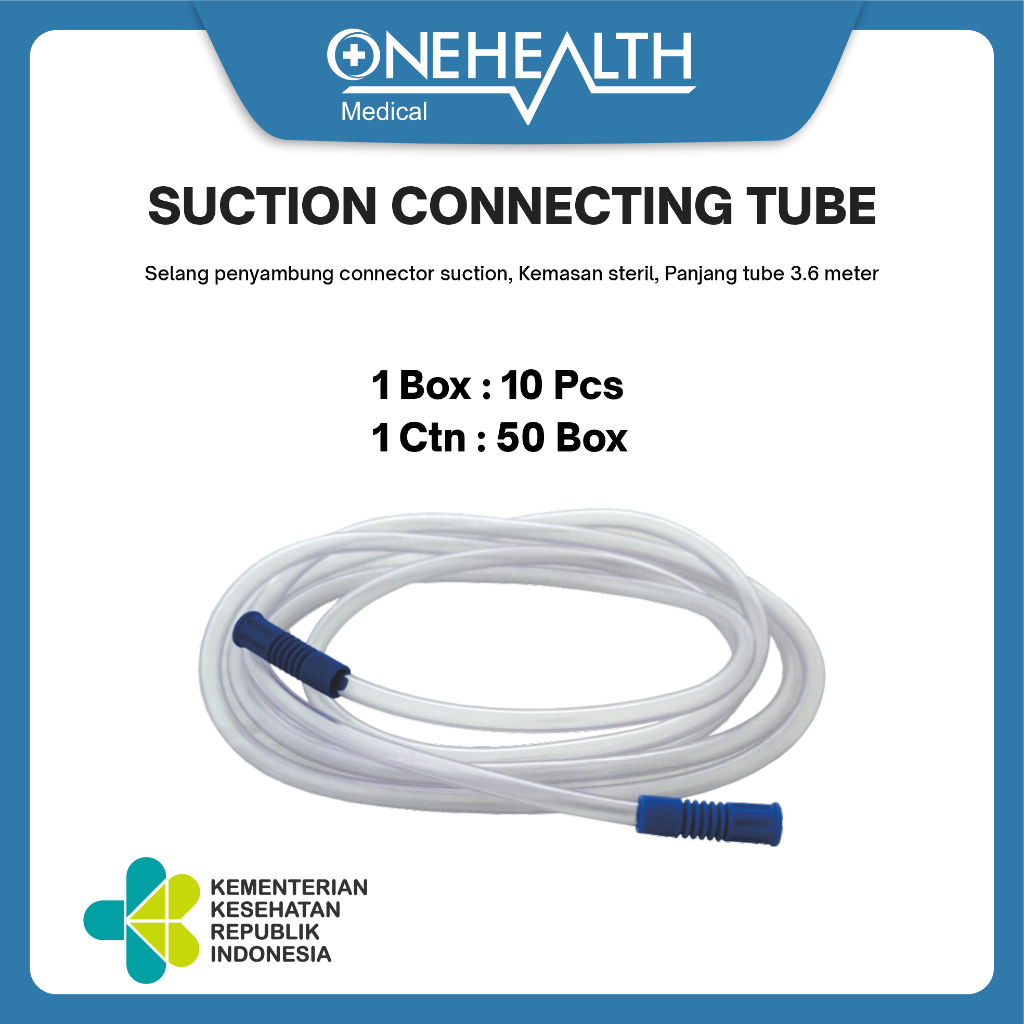 Jual Onehealth Suction Connecting Tube Steril Selang Penyambung ...