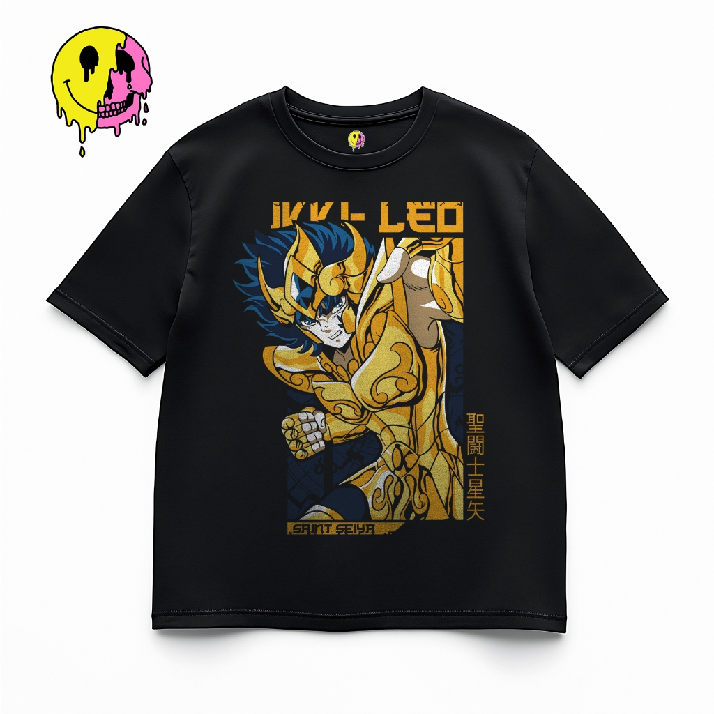 Jual LRCO Store - Saint Seiya Ikki Leo - Kaos Anime Sablon A2 Combed ...