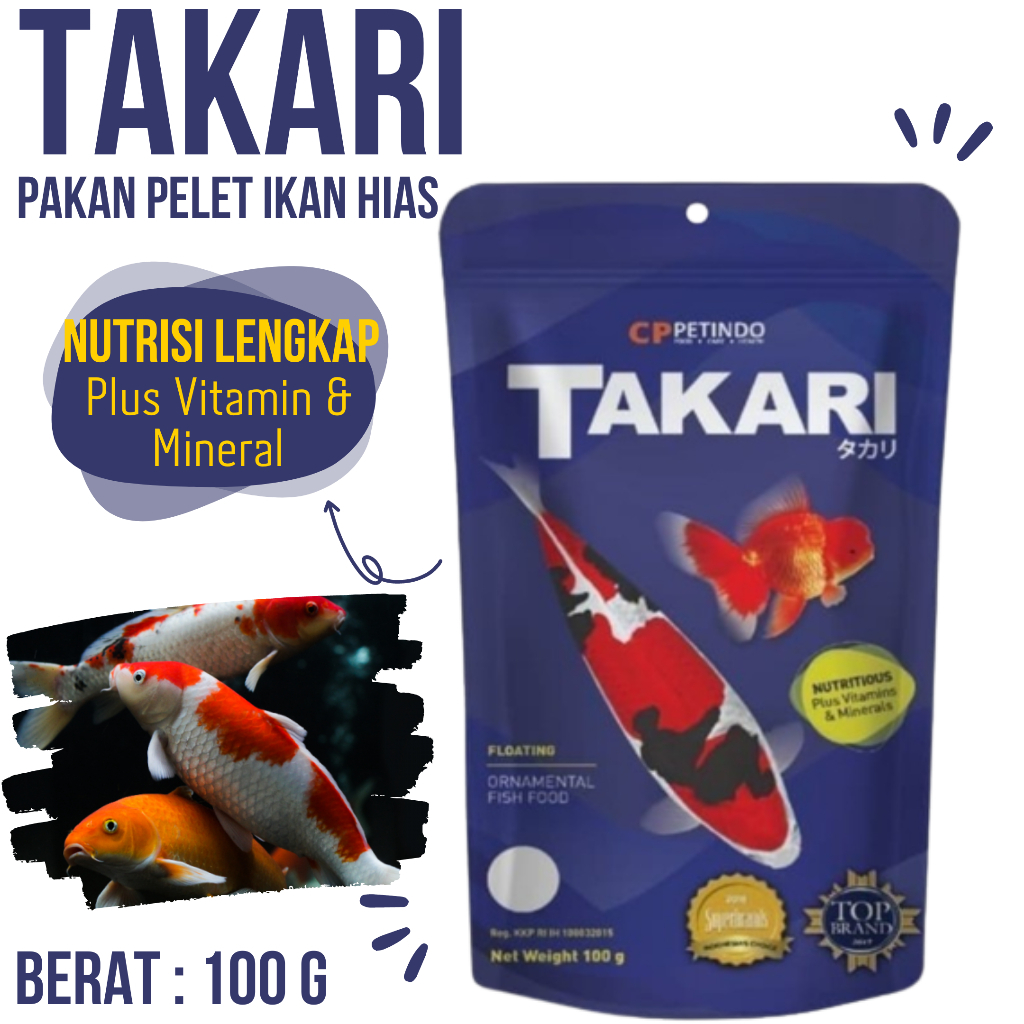 Jual Takari Makanan Ikan 100 Gram - Takari Pakan Cupang / Pakan Ikan ...
