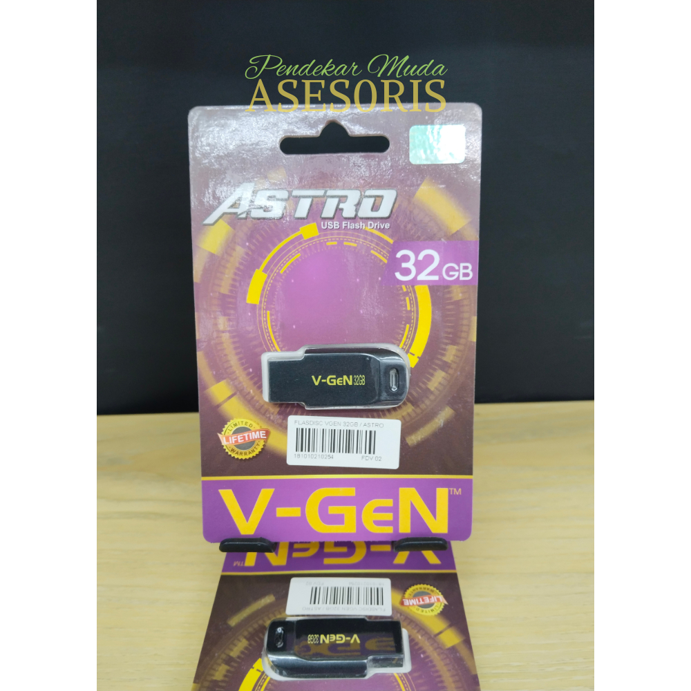 Jual FLASHDISK 32GB ASTRO VGEN USB FLASH DRIVE ( FDV 02 ) | Shopee ...