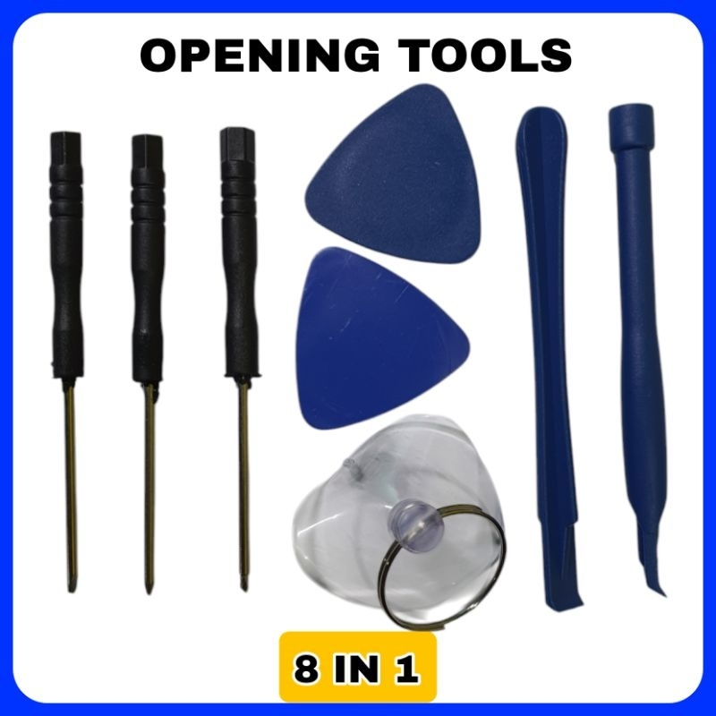Jual OBENG SET OPENING TOOLS 8 IN 1 HANDPHONE UNIVERSAL PAKET HEMAT ...