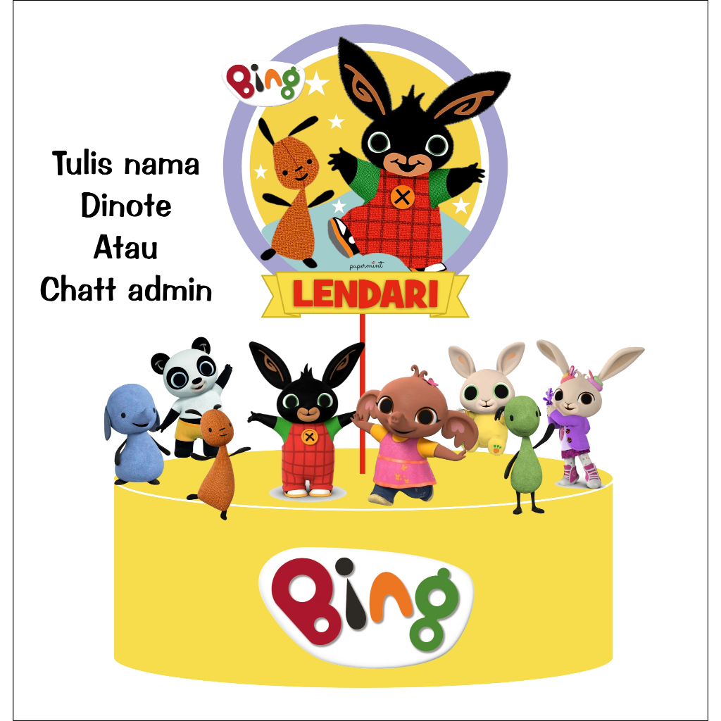 Jual CAKE TOPPER BING BUNNY | Shopee Indonesia