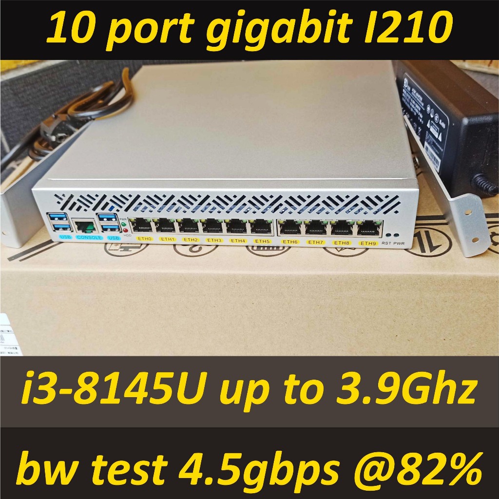 Jual mikrotik x86 4 core thread 3.9 ghz Industrial Mini router PC 4 10 ...