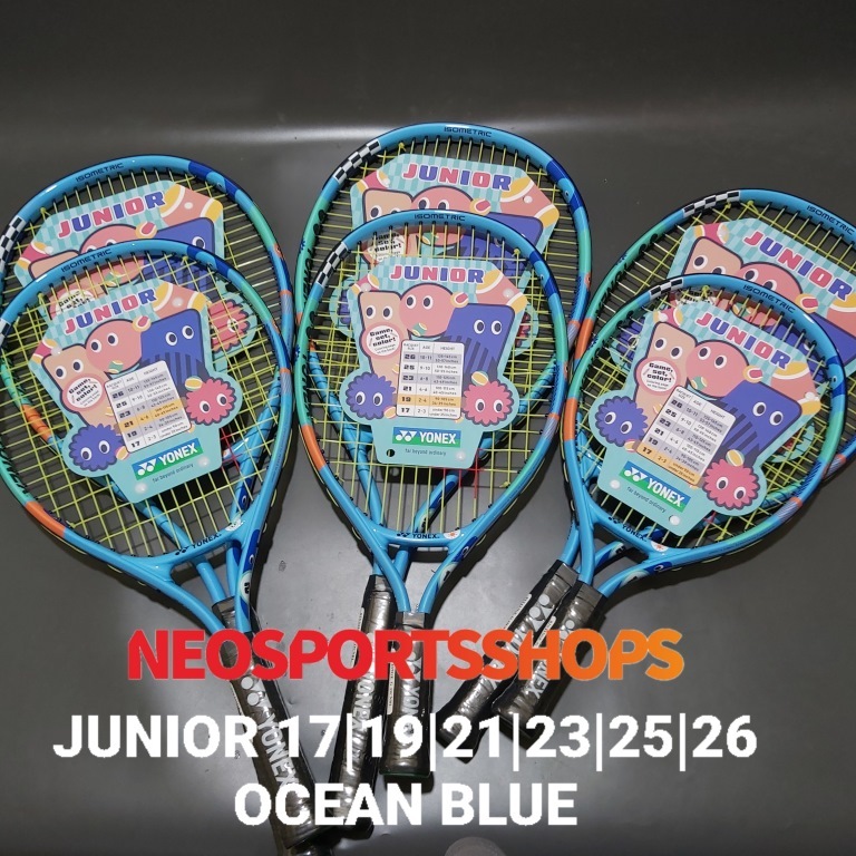 Jual Raket Tenis Anak Yonex Junior 17 19 21 23 25 26 Ocean Blue ...