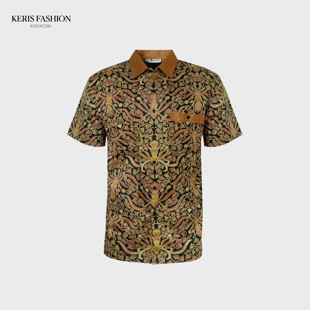 Jual Keris Gallery Kemeja Batik Relaxed Fit Motif Pisan Bali | Shopee ...