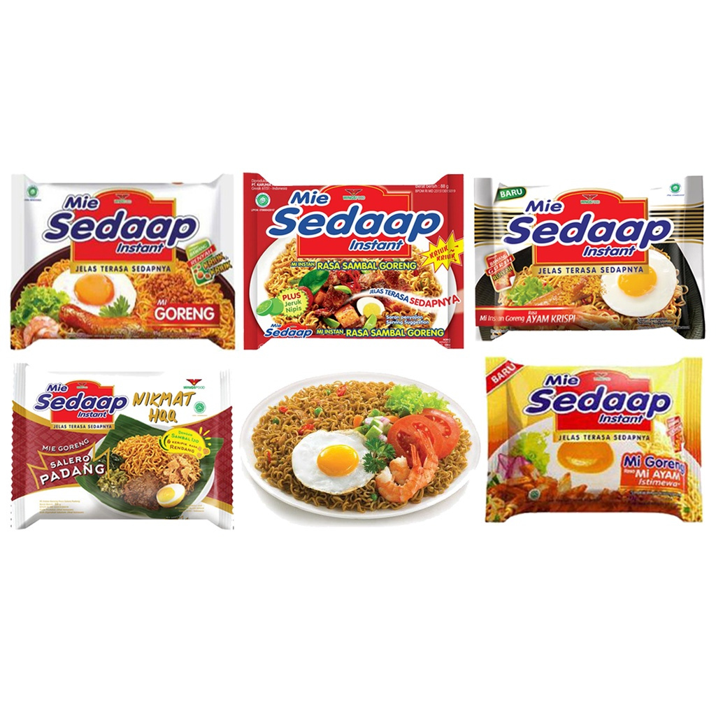 Jual MIE SEDAAP GORENG ALL VARIANT RASA (PCS) | Shopee Indonesia