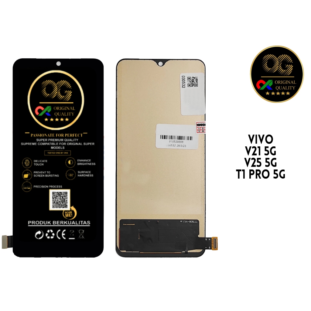 Jual ( OG SUPER ) LCD VIVO V21 5G / V25 5G / T1 PRO 5G FULLSET | Shopee ...