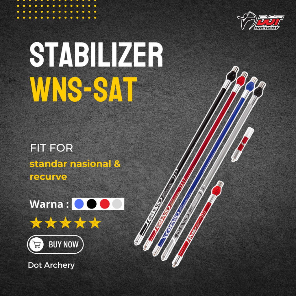 Jual Stabilizer Panahan WNS S-AT Carbon | Peredam Getaran Busur Recurve ...