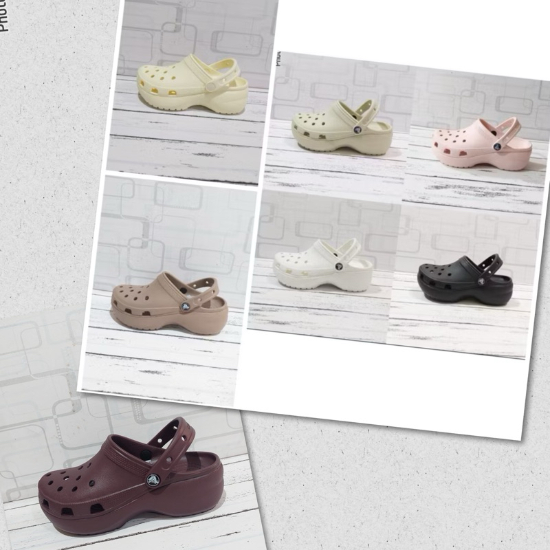 Jual TERMURAH Sendal Crocs Classic Platform Wedges 6cm clogs / Clog ...