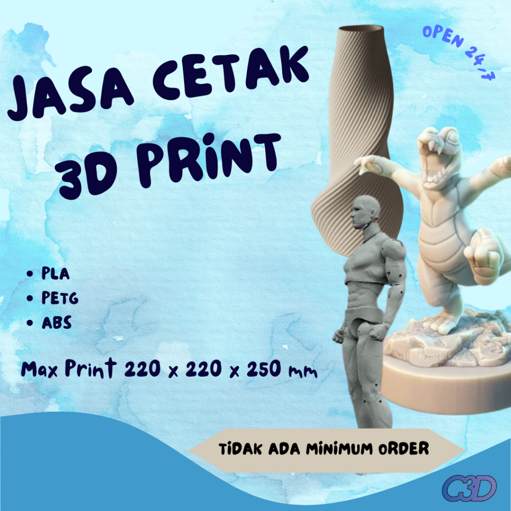 Jual Jasa Cetak 3D Print Custom, PLA PETG ABS, Cetak 3 Dimensi | Coco ...