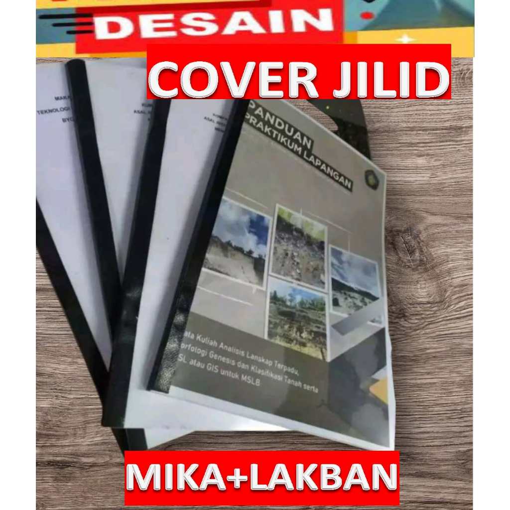 Jual Jilid Mika lakban transparan A5 A4 B5 F4 buku makalah magang ...