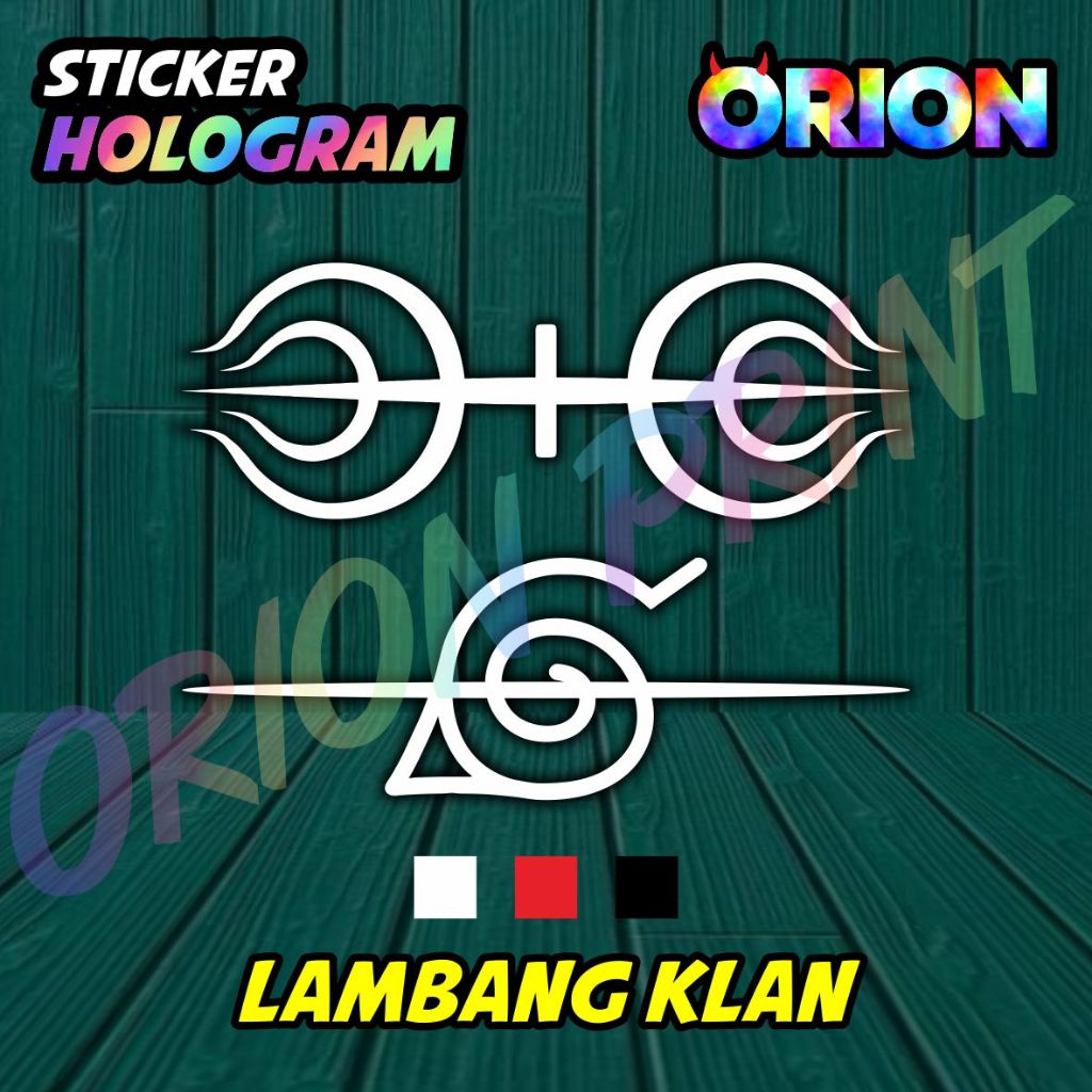 Jual Stiker Lambang Desa Konoha Logo Clan Senju Hashirama Naruto ...