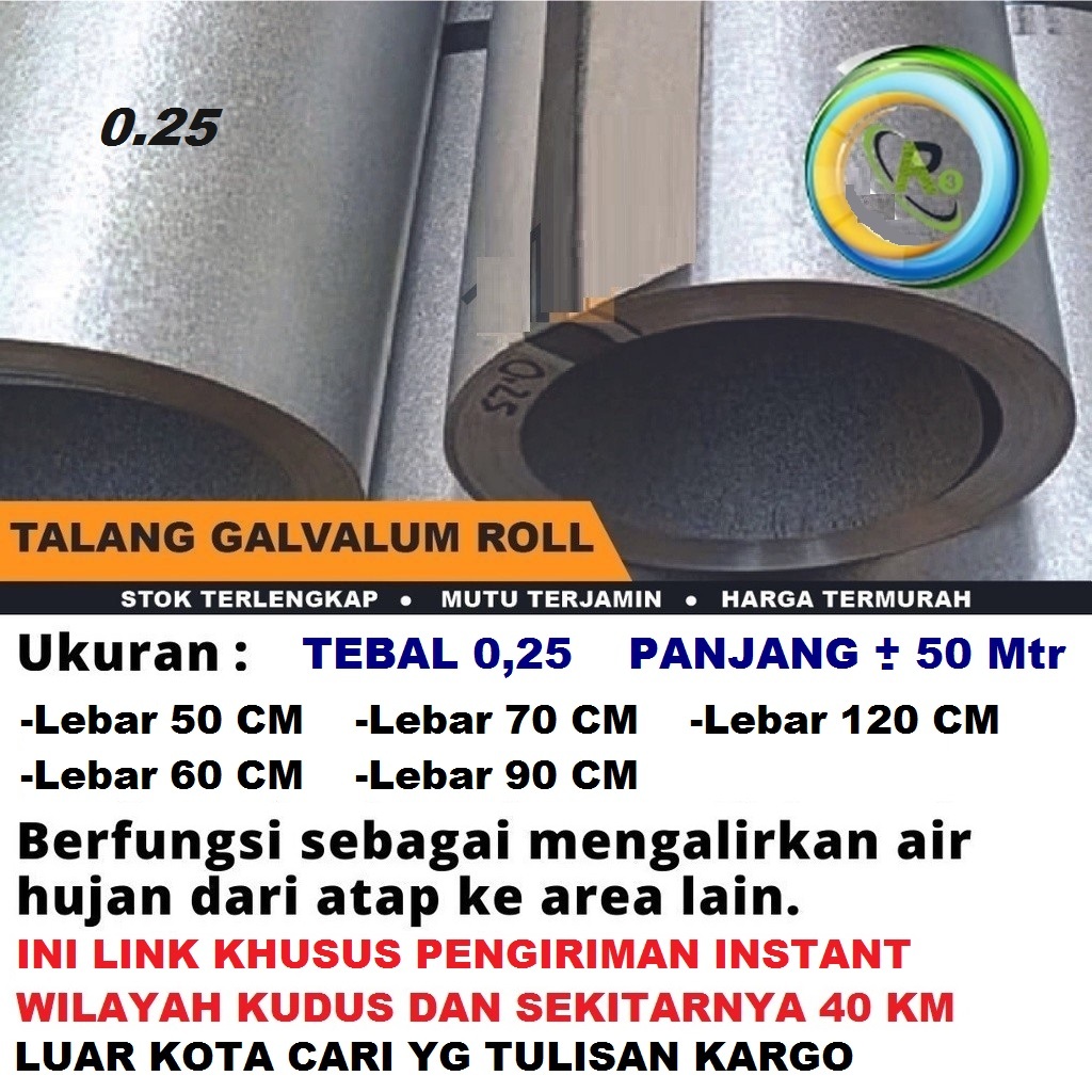Jual RIZKI ABADI - TALANG SENG GALVALUM PLAT ROLL TEBAL 0,25 0.25 ...